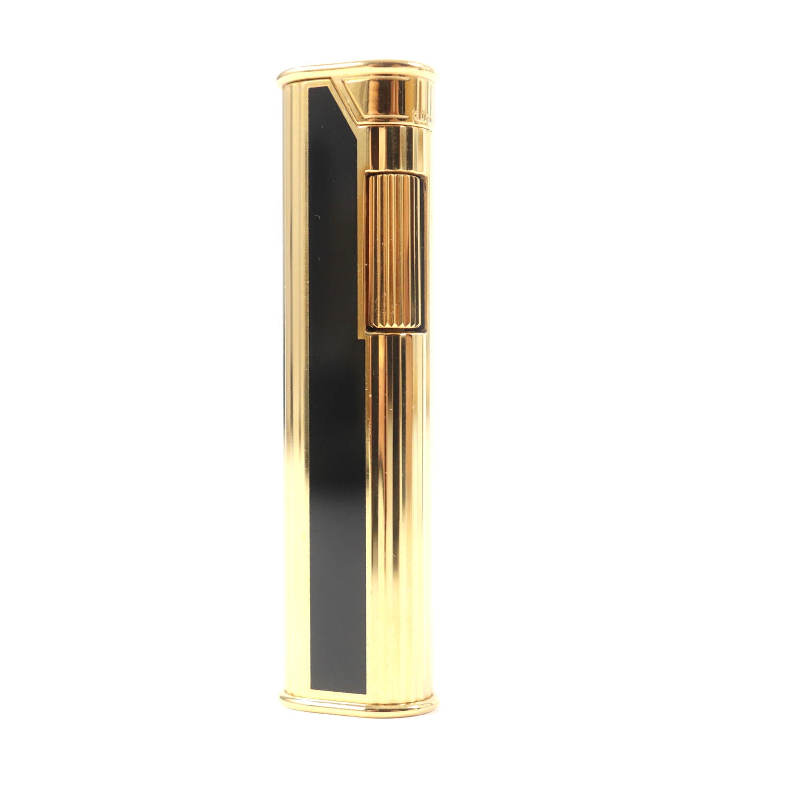 Dunhill Lacquer Slim Roller Gas Lighter Gold Black – LuxUness