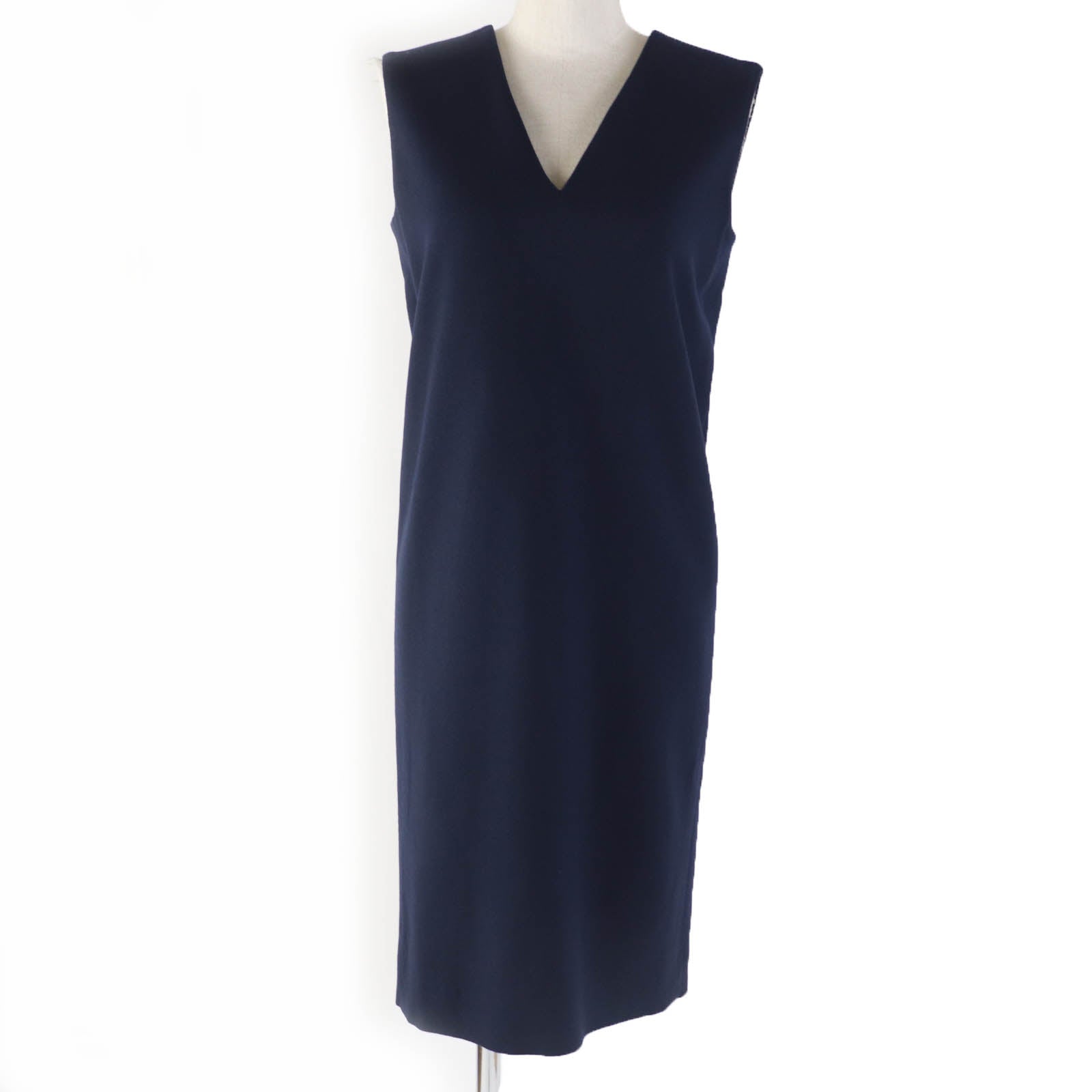 YOKO CHAN Wool Polyurethane Dress with Pearls – LuxUness